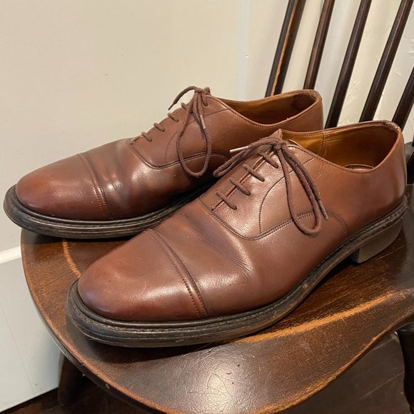 Church's | Shoes | Churchs Custom Grade Brown Leather Oxford Cap Toe ...